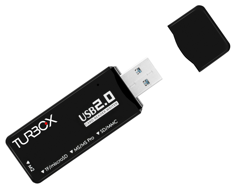 Turbo-X - Card Reader CR-400 USB 2.0 - Card readers