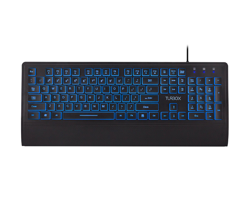 Turbo-X - Keyboard DW-1000 Backlit Wired - Клавиатури
