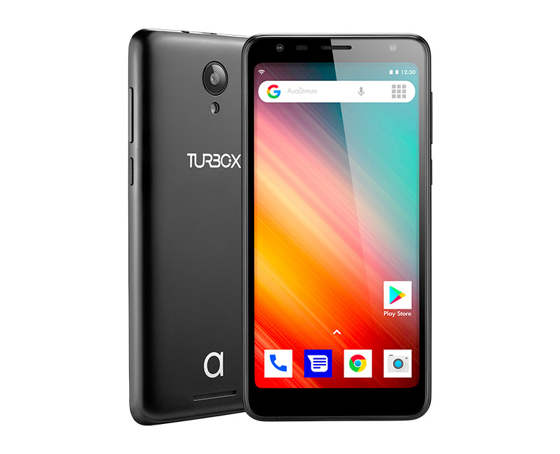 Turbo-X - α4 3G Smartphone Black - Смартфони